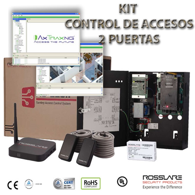 Kit profesional de control de acceso para PYMES