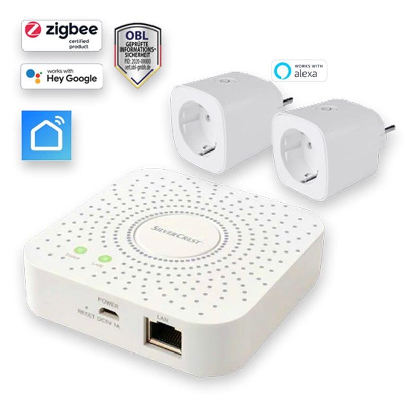 KIT Central domótica Zigbee 3.0 + 2 enchufes Zigbee