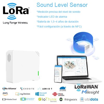 Sensor de nivel de ruido LoRaWAN